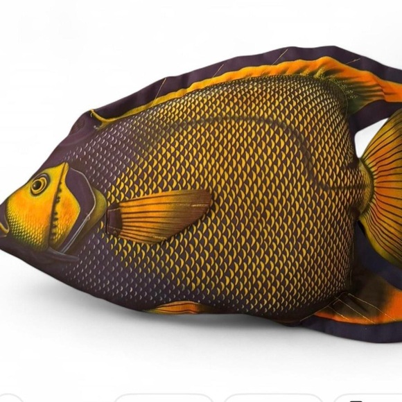 Fish | Fishshaped Pet Pillow Yellow And Black | Poshmark